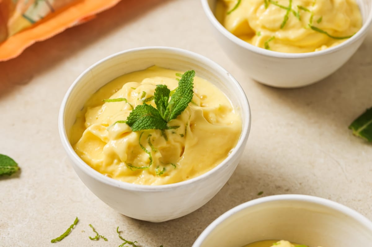 3 Ingredient Mango Froyo with PACK'D Organic Banana Slices